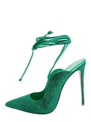 LE SILLA Le Silla Embellished Stiletto Pumps Green