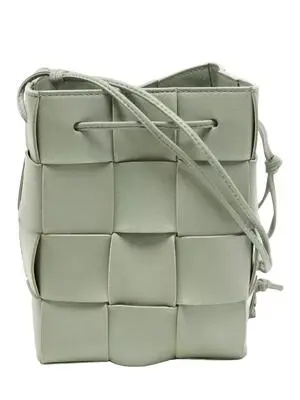 Bottega Veneta Small Cassette Bucket Bag - Green