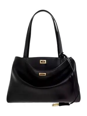 Balenciaga Small Rodeo Leather Tote Bag - Black