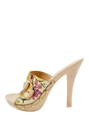 GUCCI Gucci Flora Horsebit Clogs
