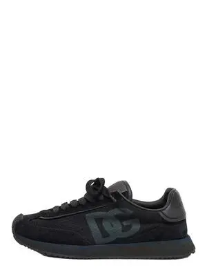 Dolce & Gabbana Daymaster Mesh Lace-up Sneakers - Black
