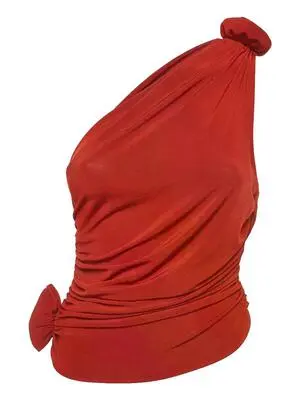 MAGDA BUTRYM Ruched Asymmetric Top