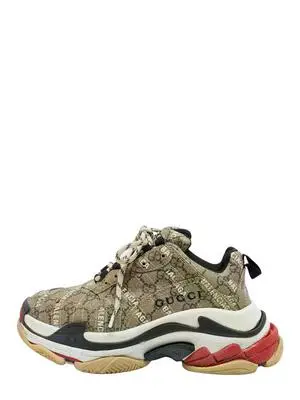 Gucci X Balenciaga Triple S Lace-up Sneakers - Neutrals