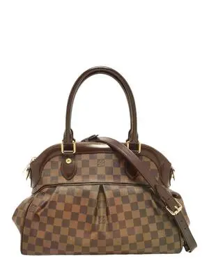 LOUIS VUITTON 2006 Small Trevi Pm Damier Ebene Handbag - Brown