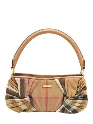 BURBERRY Burberry Knot-Detail Check Shoulder Bag