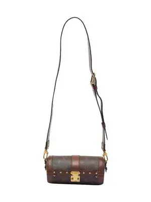 LOUIS VUITTON Papillon Trunk Monogram Canvas Shoulder Bag - Brown