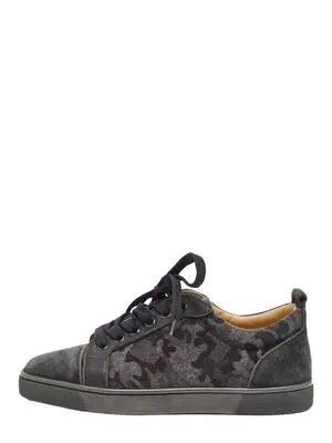 CHRISTIAN LOUBOUTIN Christian Louboutin Louis Orlato Camouflage Sneakers Grey