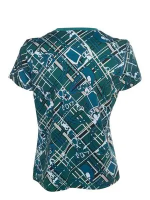 Hermès Printed Short-sleeve T-shirt - Green