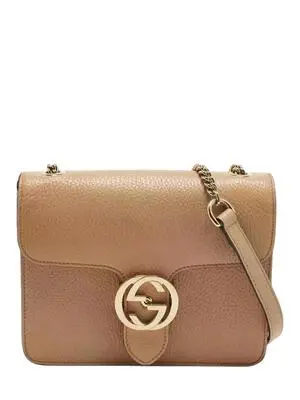 Gucci Interlocking G Shoulder Bag - Neutrals