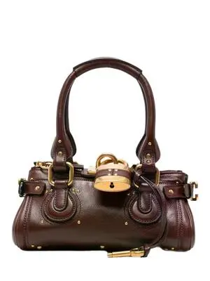 Chloé Paddington Leather Tote Bag - Brown