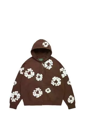 DENIM TEARS Cotton Wreath Hoodie - Brown