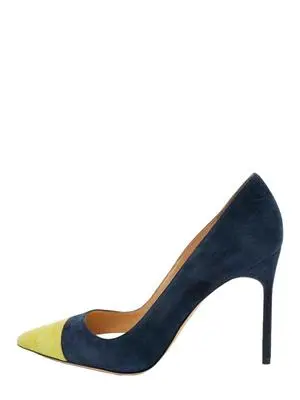 Manolo Blahnik Manolo Blahnik Capcour Suede Pumps Blue