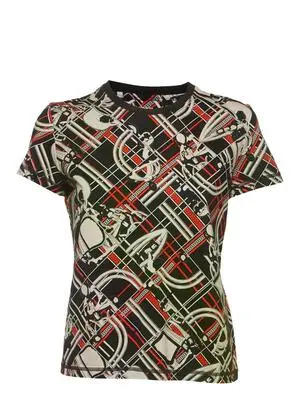 Hermès Printed T-shirt - Black