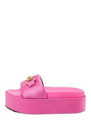 Versace La Medusa Platform Sandals - Pink