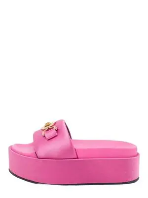 Versace La Medusa Platform Sandals - Pink