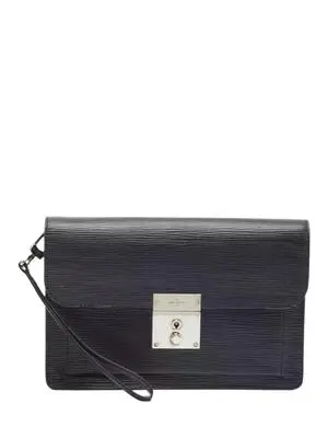 LOUIS VUITTON Neo Belaia Epi Clutch Bag - Black