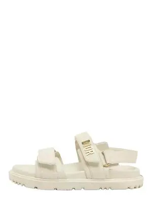 Dior Dioract Touch-strap Sandals - Neutrals