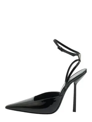 SAINT LAURENT Anouk Crystal-embellished Pumps