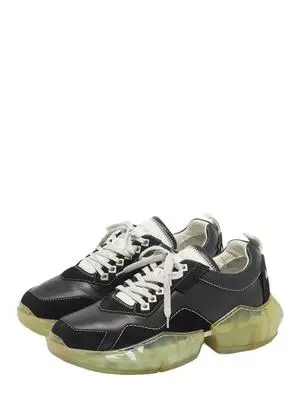 JIMMY CHOO Diamond Lace-up Sneakers - Black