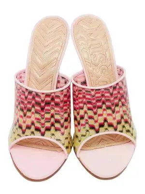 MISSONI Missoni Zigzag Pattern Stiletto Heeled Sandals