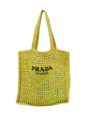 PRADA Prada Crochet Tote Bag