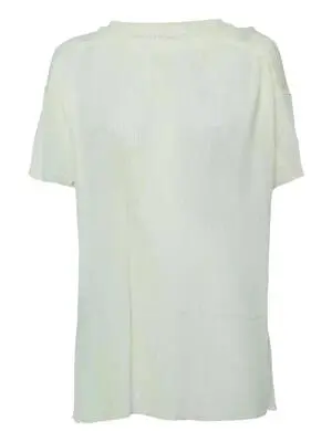 CHLOÉ Ribbed-knit Short-sleeve Oversized T-shirt