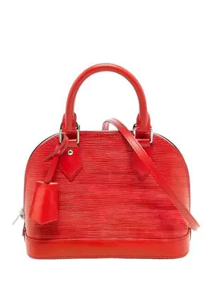 LOUIS VUITTON Epi Leather Bb Alma Tote Bag - Red