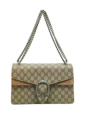 Gucci Dionysus Gg Supreme Shoulder Bag - Neutrals