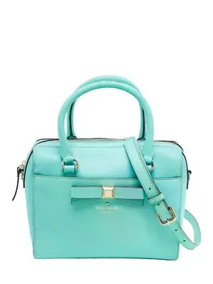 Kate Spade New York Leather Tote Bag - Blue