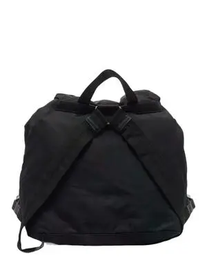 Prada Prada Double Pocket Backpack Black
