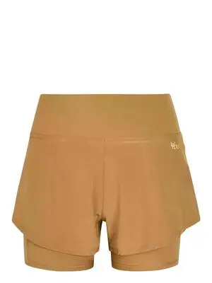 NOW YOU LIVE Ashby 2-in-1 Layered Shorts Orange