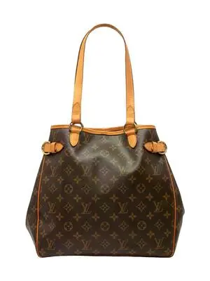 LOUIS VUITTON Monogram Batignolles Vertical Tote Bag - Brown