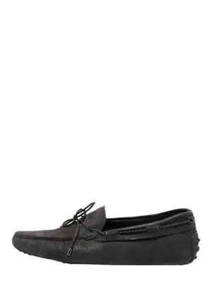 TOD'S Gommino Loafers With Bow Detail - Black