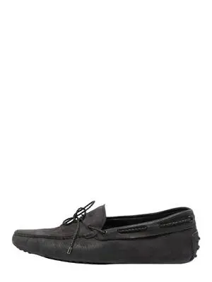 TOD'S Tod's Vintage Gommino Loafers With Bow Detail Black