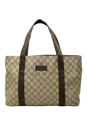 Gucci Gg Supreme Tote Bag - Neutrals