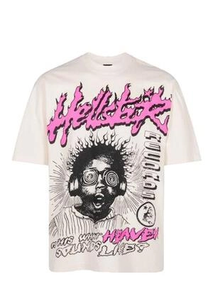 HELLSTAR Is This What Heaven Sounds Like T-shirt - Cream