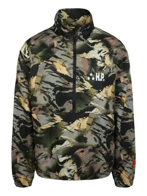 Heron Preston Camouflage Tape Windbreaker - Black