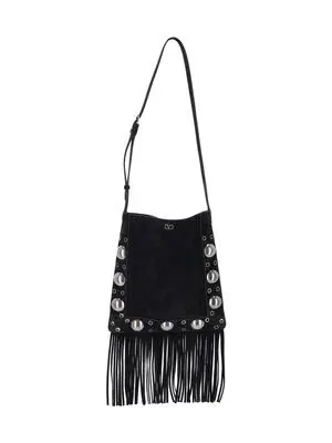 Valentino Garavani Medium Shoulder Bag "nellcôte - Black