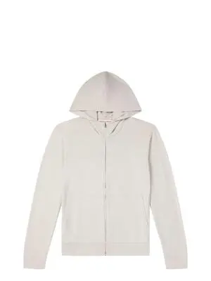 Orlebar Brown Mathers Wool-jersey Zip-up Hoodie - Beige