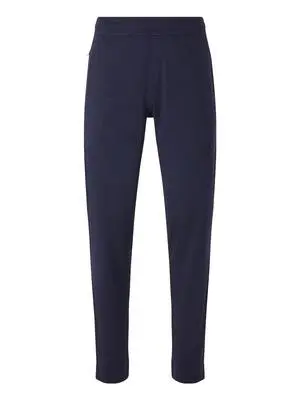 Orlebar Brown Tapered Cotton-jersey Sweatpants - Blue