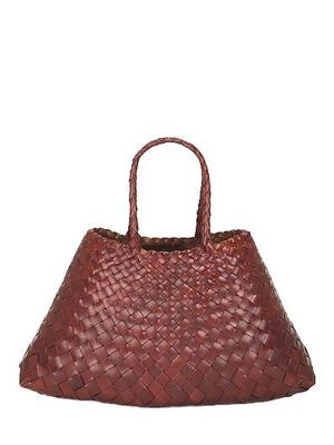 Dragon Diffusion Santa Croce Small Bag In Burgundy - Bruciato
