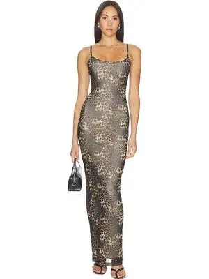 Superdown Jobelle Maxi Dress In Print - Leopard