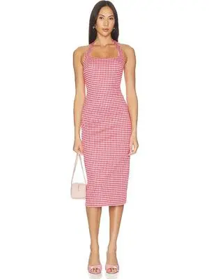 Astr The Label Alice Dress - Red Gingham