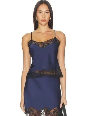 Astr The Label Yulissa Top - Navy