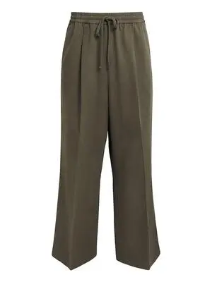 Fear Of God Cotton Pleated Trousers - Green