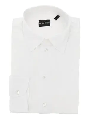 Emporio Armani Stretch Jersey Shirt An - White