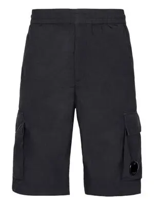 C.P. COMPANY Elasticated-detail Cargo Shorts - Black