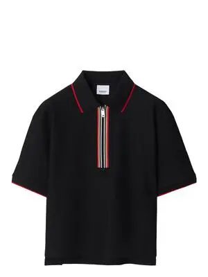 BURBERRY Collared Short-sleeved Polo Shirt