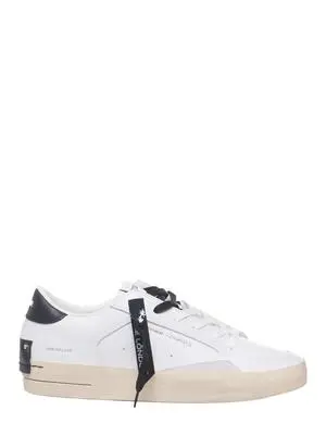 CRIME LONDON Sk8 Deluxe Lace-up Sneakers - White