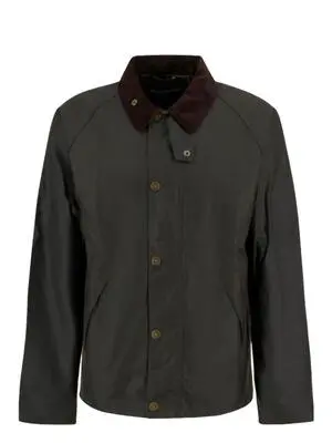 Barbour Button-up Jacket - Olive